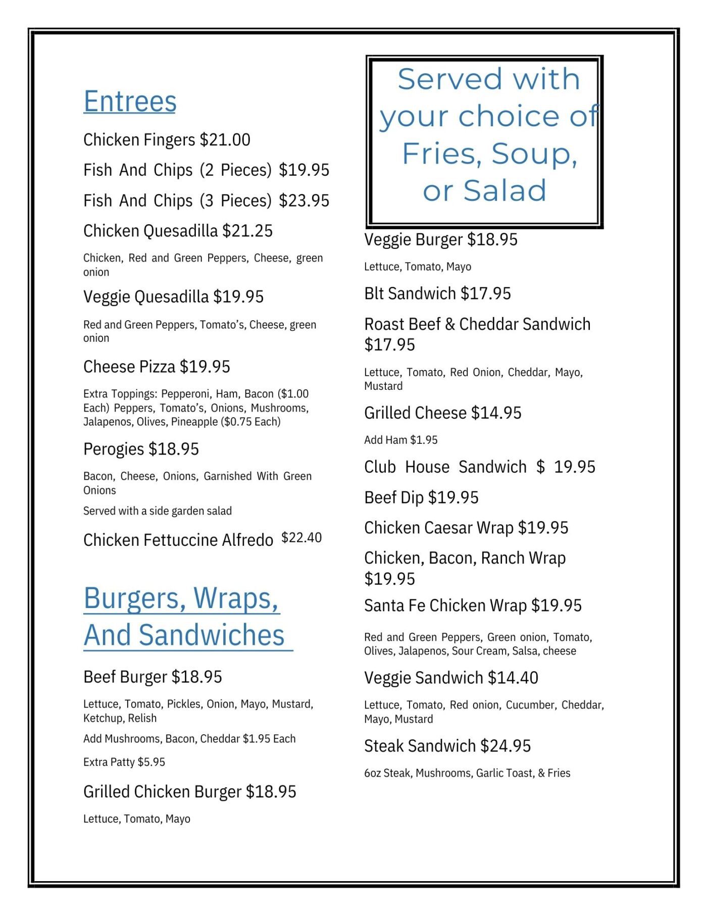 Cafe - Treasure Cove Casino